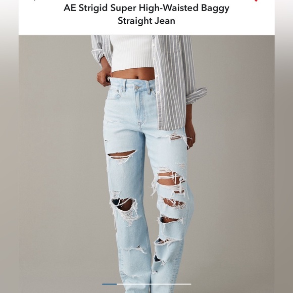 American Eagle Outfitters | Jeans | American Eagle Strigid Super High ...